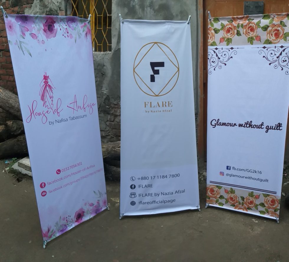 Buy Custom made X Banner Stand for Occasions | Wrapup BD