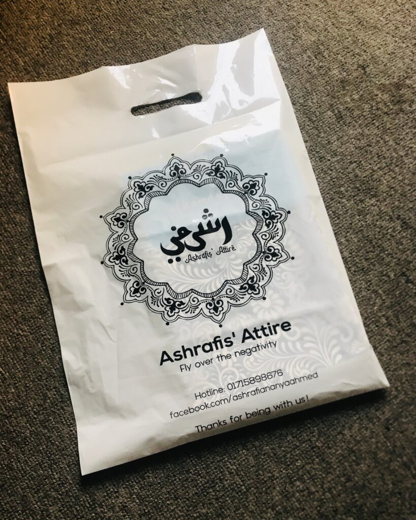 Buy Premium Quality Printed Poly Shopping Bag with D Cut handle | 1 ...