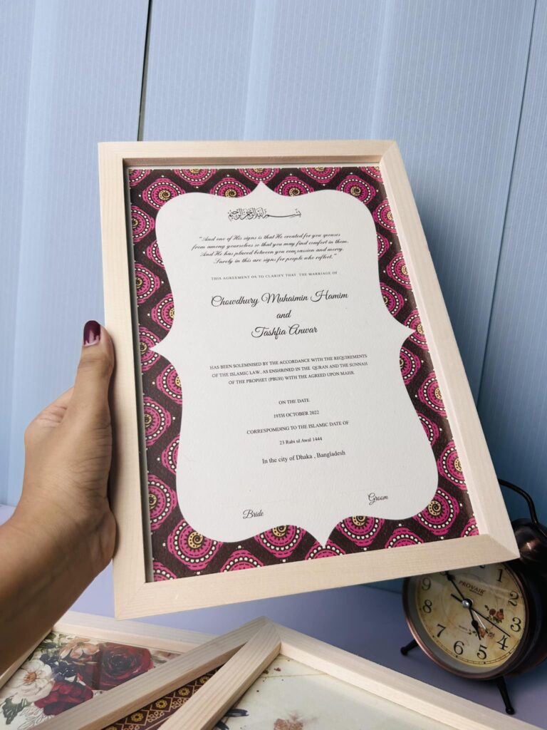 Embrace Eternal Love with Our Exquisite Nikah Nama | A Timeless ...