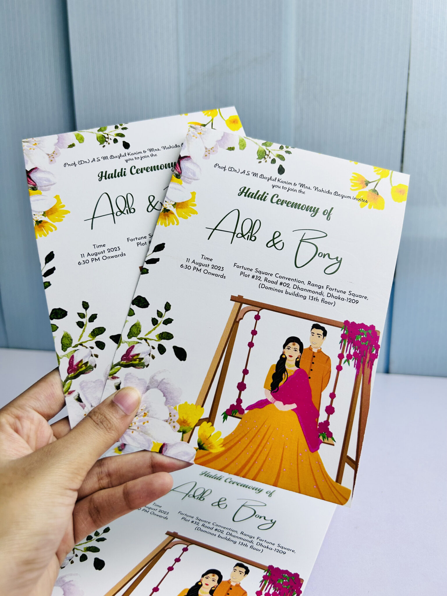 Haldi Night Invitation Card Price in Bangladesh | Get Your Ceremony ...