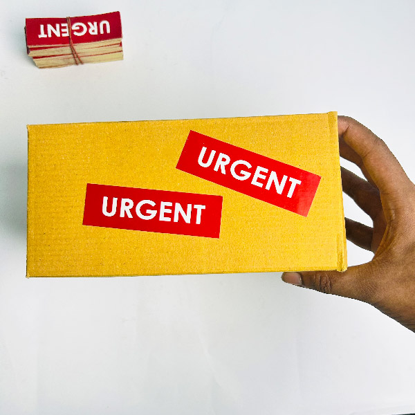 Get Quick Deliveries with Urgent Sticker | Shop Now at Wrap UP BD | 1 ...