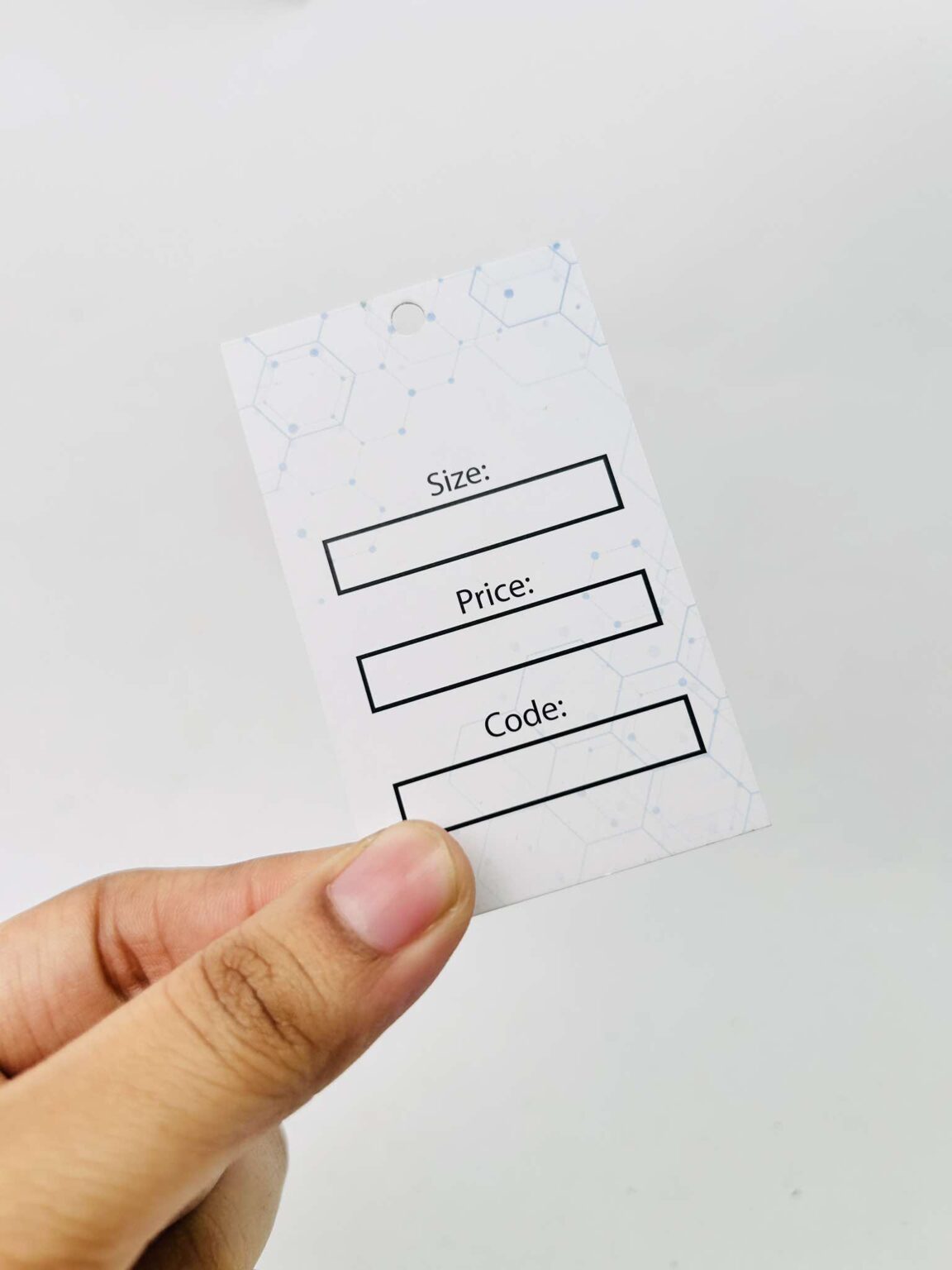 Blank Price Tag Card - WrapUp BD