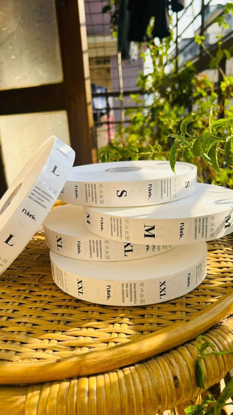 Size label / Care label Roll - WrapUp BD