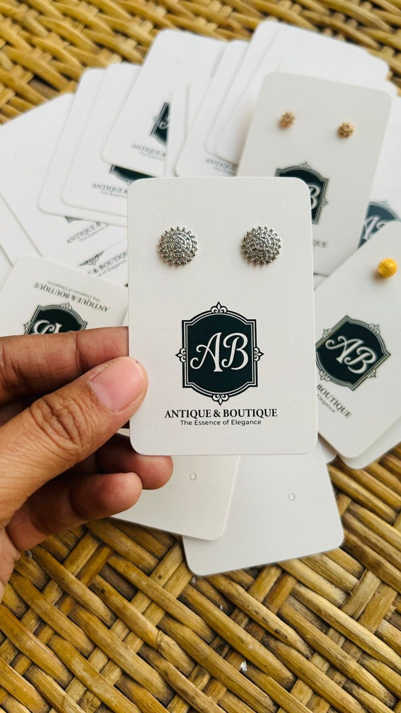 Earring Display Cards (Single Side) - WrapUp BD