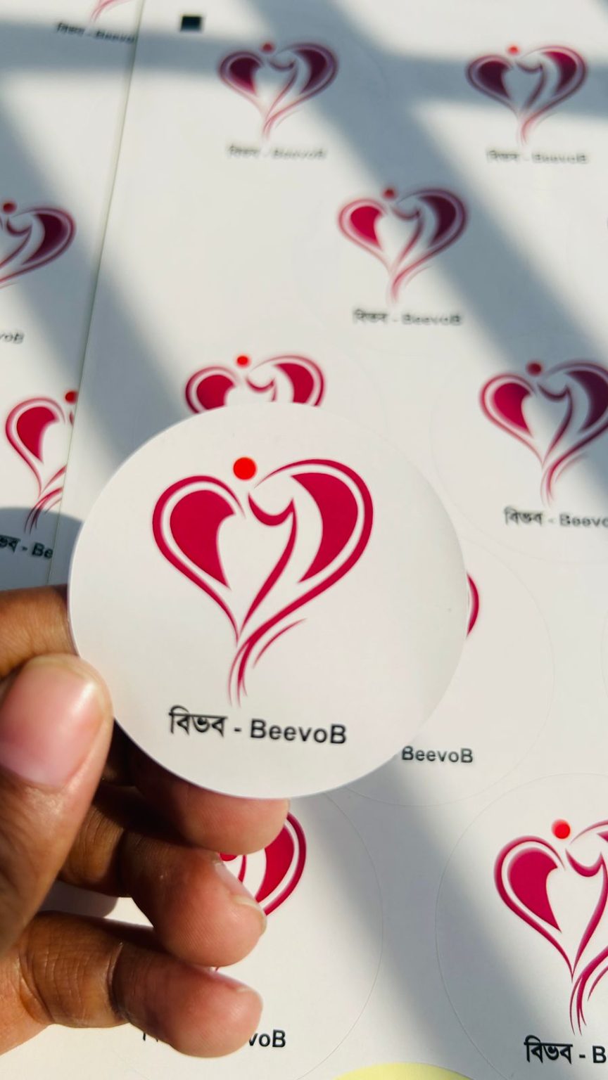 2-inch Round Sticker (100 Pcs) - WrapUp BD